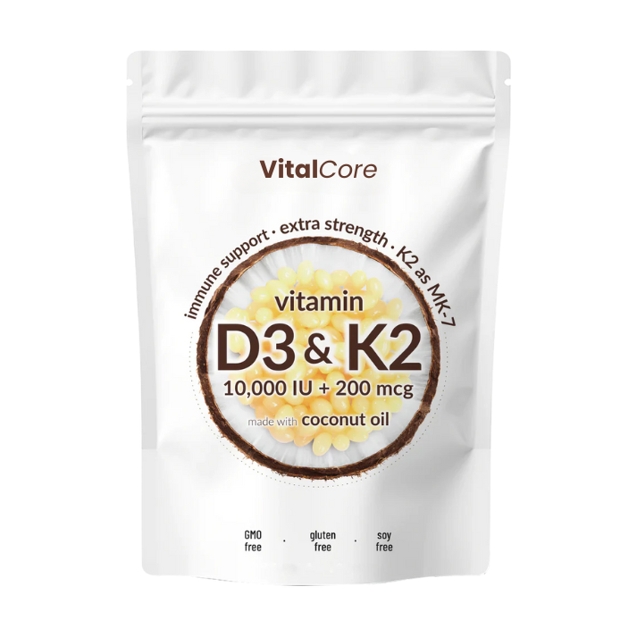 Vitamin D3 K2 Supplement Softgels – Official VitalCore